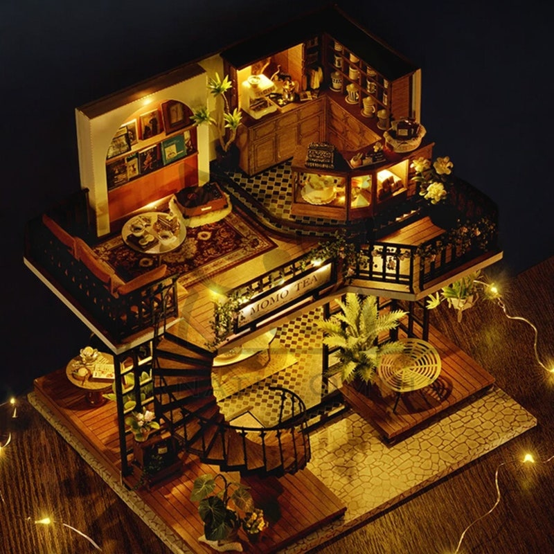 Miniature Wood House - Etsy