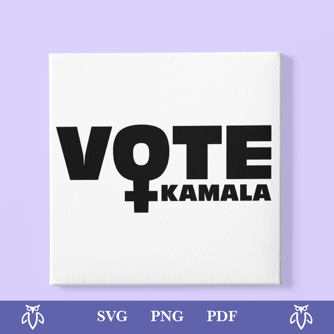 Vote Kamala Female Symbol. Digital File. SVG. PNG. PDF. Kamala Harris ...