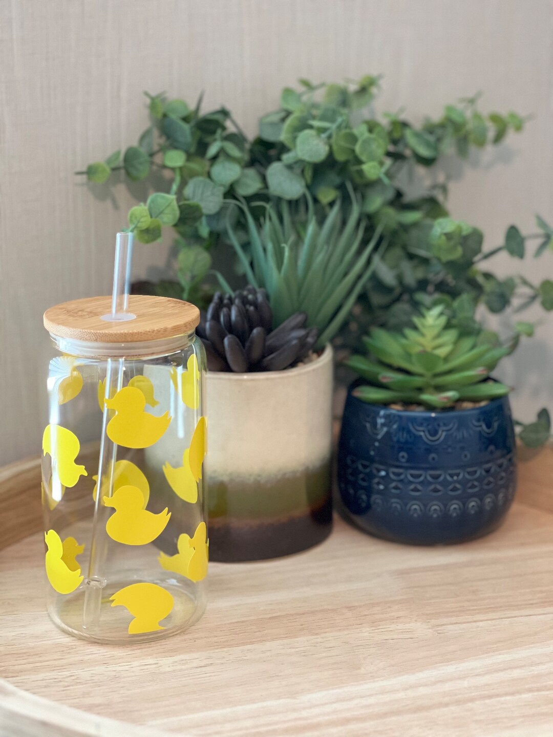 Rubber Duck Glass Cup - Etsy