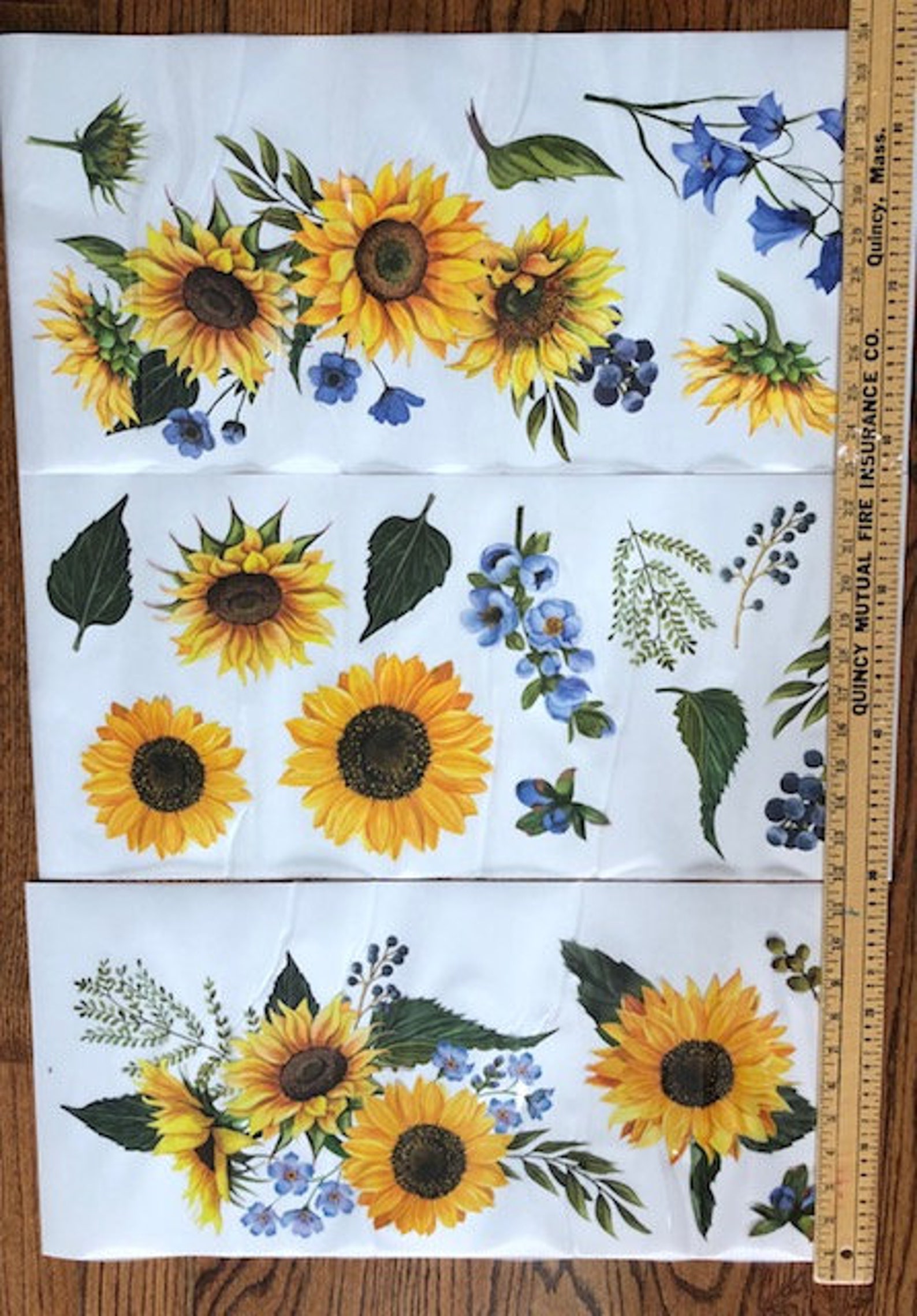 Sunflower Fields ReDesign with Prima Decor Transfer® | Etsy