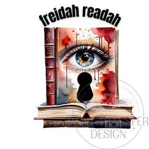 Freidah Reader Thriller Gothic Clipart Shirt 2 Designs Sublimation ...