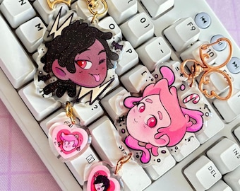 3 Gumlee Acrylic Keychain Marshall Lee and Prince Gumball Fionna and ...