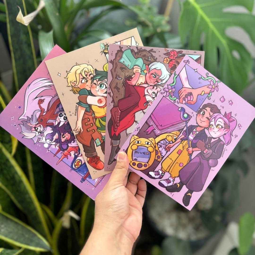 The Howl House (TOH) Postcards Print Luxury Paper - Etsy