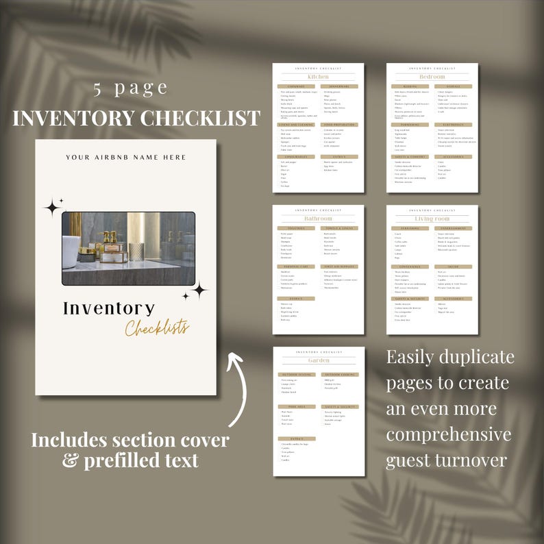 Airbnb Guest Turnover Template, Airbnb Map Template, Canva Template ...