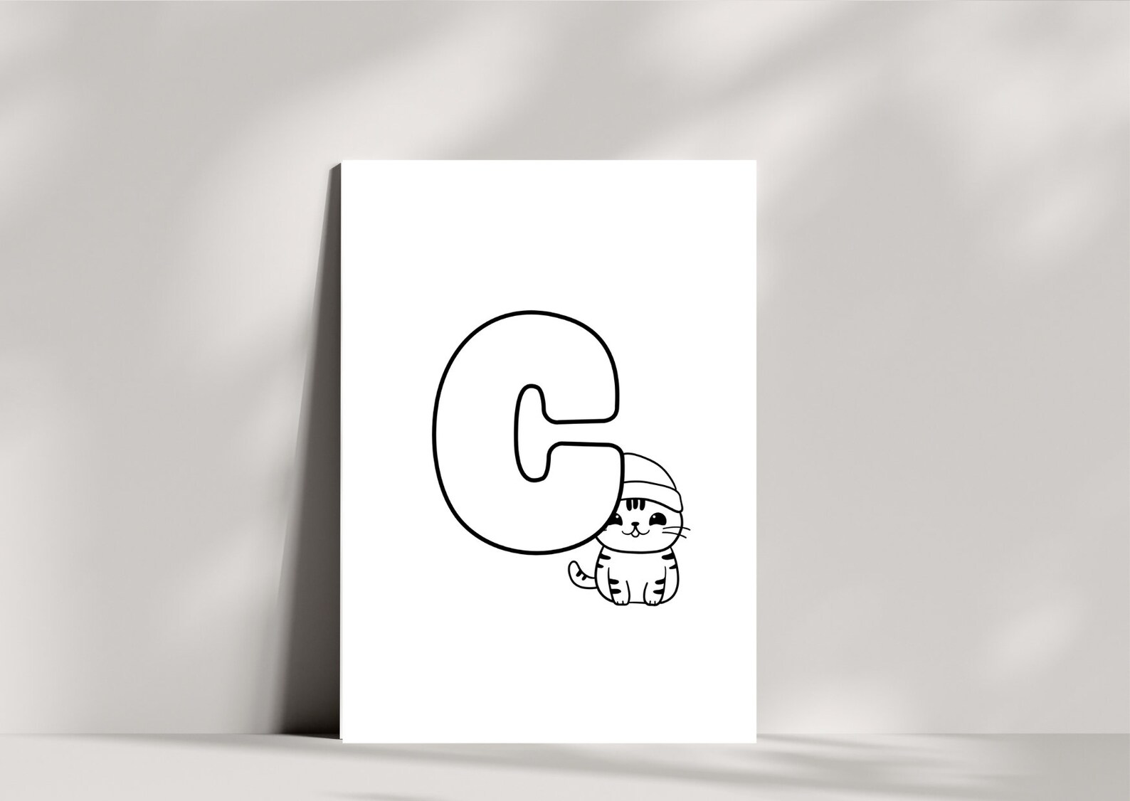 Alphabet Coloring Book, ABC Book, Kids Coloring, Toddler Learning ...