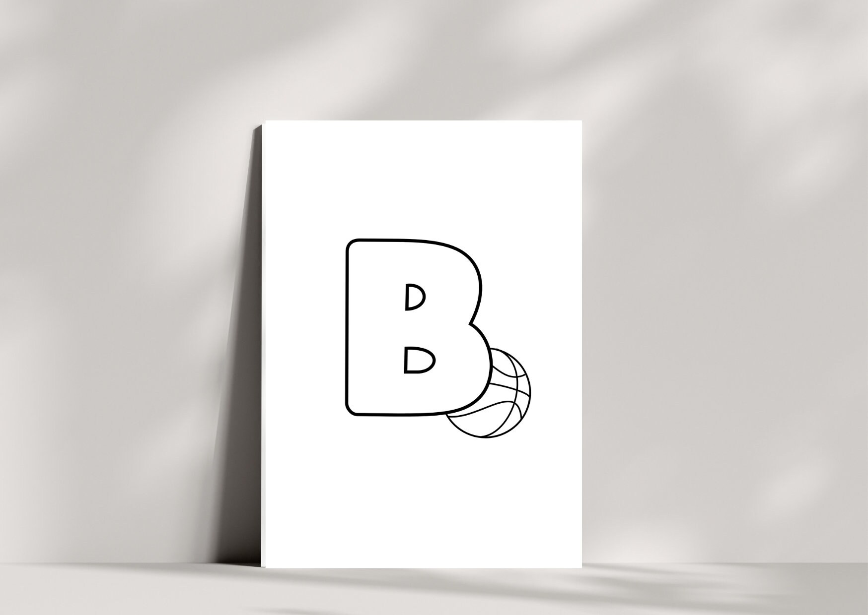 Alphabet Coloring Book, ABC Book, Kids Coloring, Toddler Learning ...