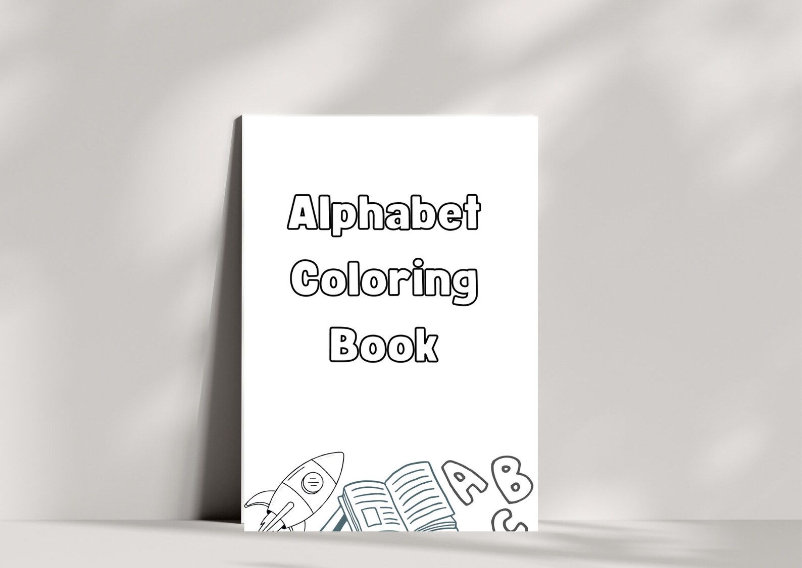 Alphabet Coloring Book, ABC Book, Kids Coloring, Toddler Learning ...