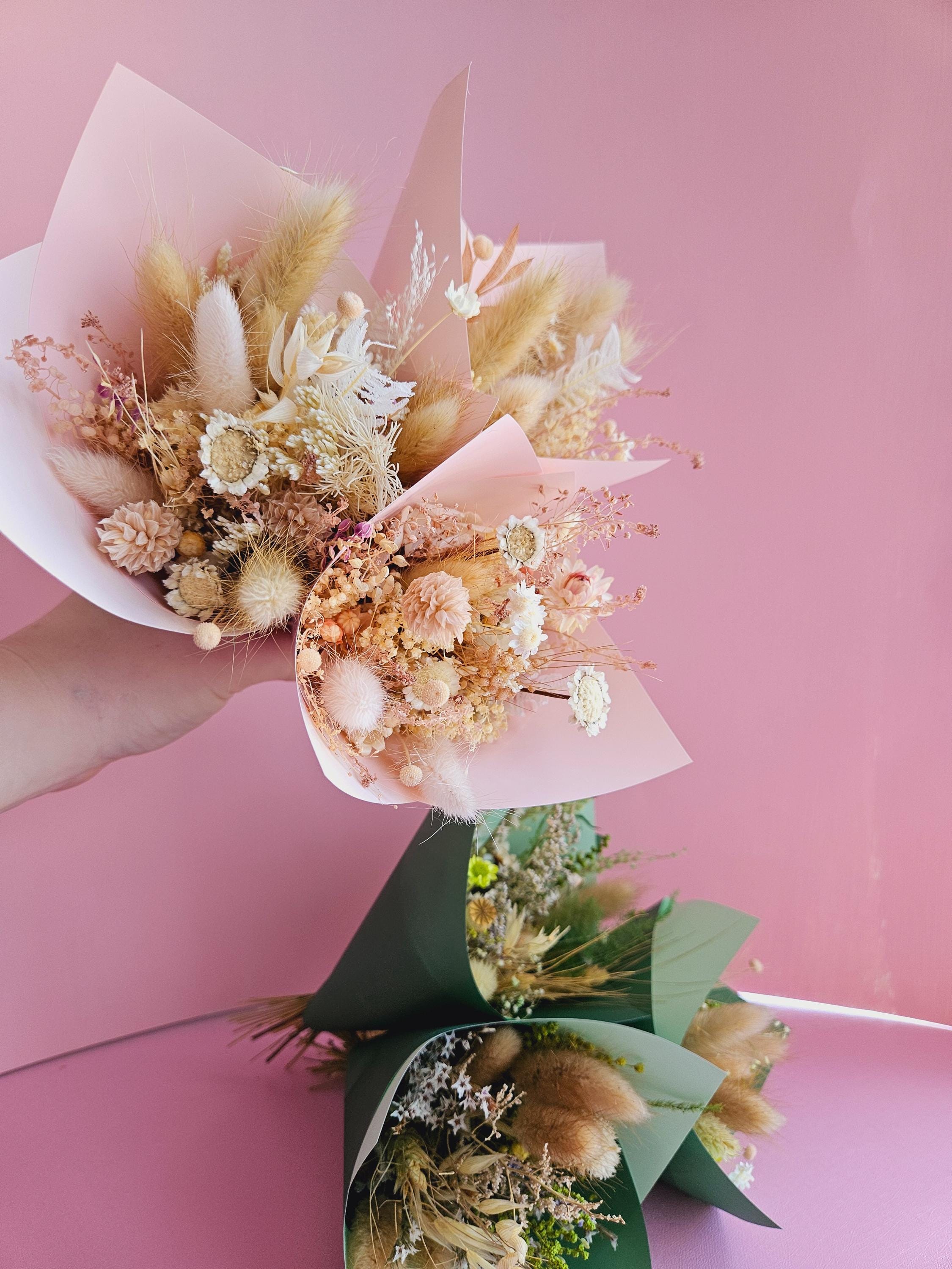 Mini Three Piece Flower Bouquet Set| Wedding Favors, Birthday Party ...