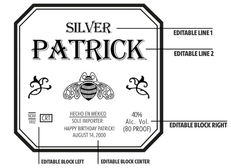 Mini Patron Bottles - Engraved & Personalized! - Etsy