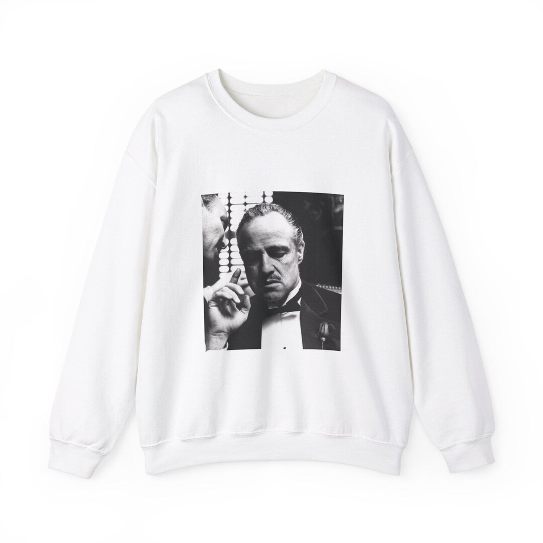 The Godfather Marlon Brando Jumper, Heavy Cotton Blend, Comfy, - Etsy