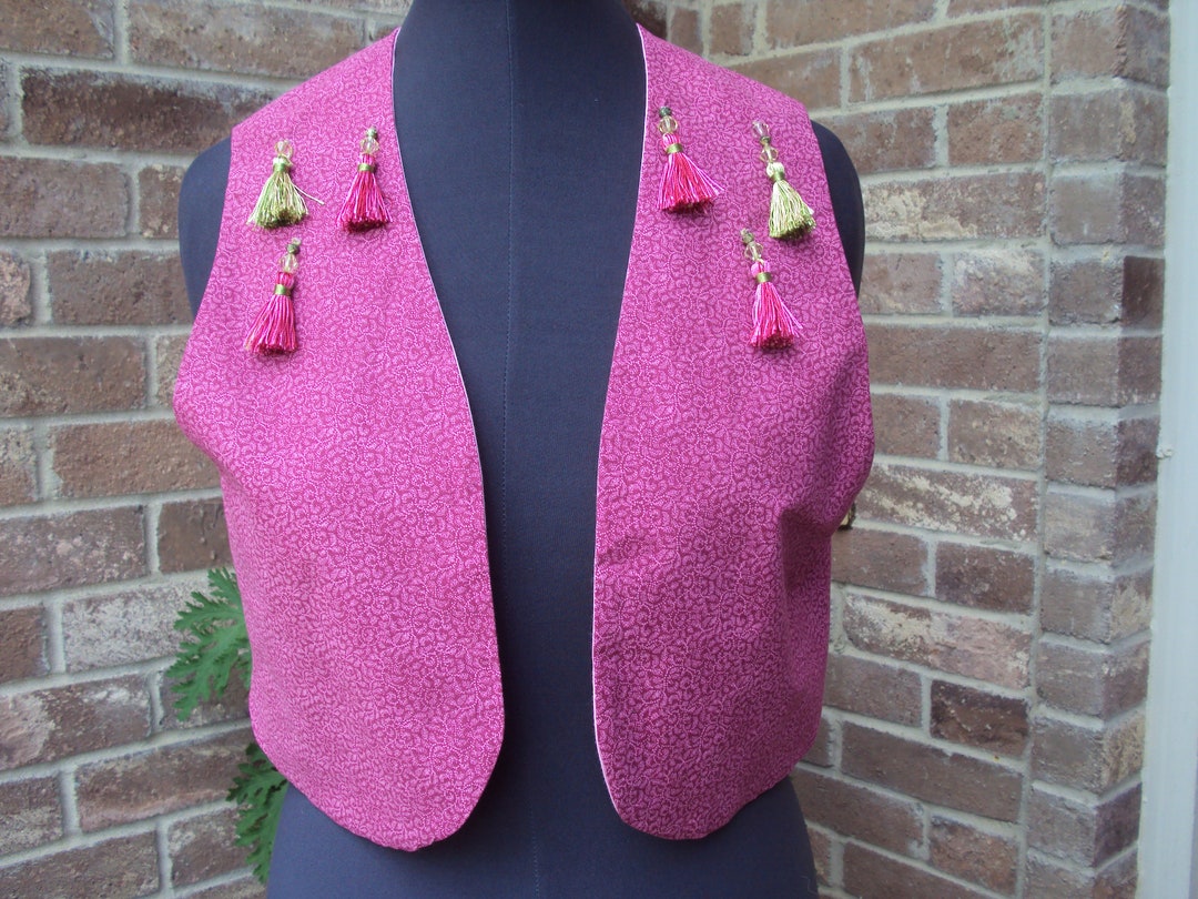 SALE Costume Vest, Genie Vest, Harem Girls Vest, Bolero, Aladdin Vest ...