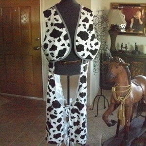 Adult sizes cow chaps cow print chaps | Etsy