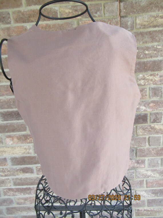 Toys Light Brown Newsies vest for kids colonial vest kids size 10 Dickens vest Kids' Costumes ...