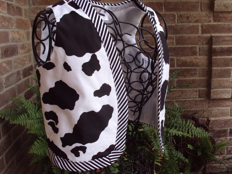 Kids Cow Print Vest Cartoon Vest Sizes 5 to 14 - Etsy