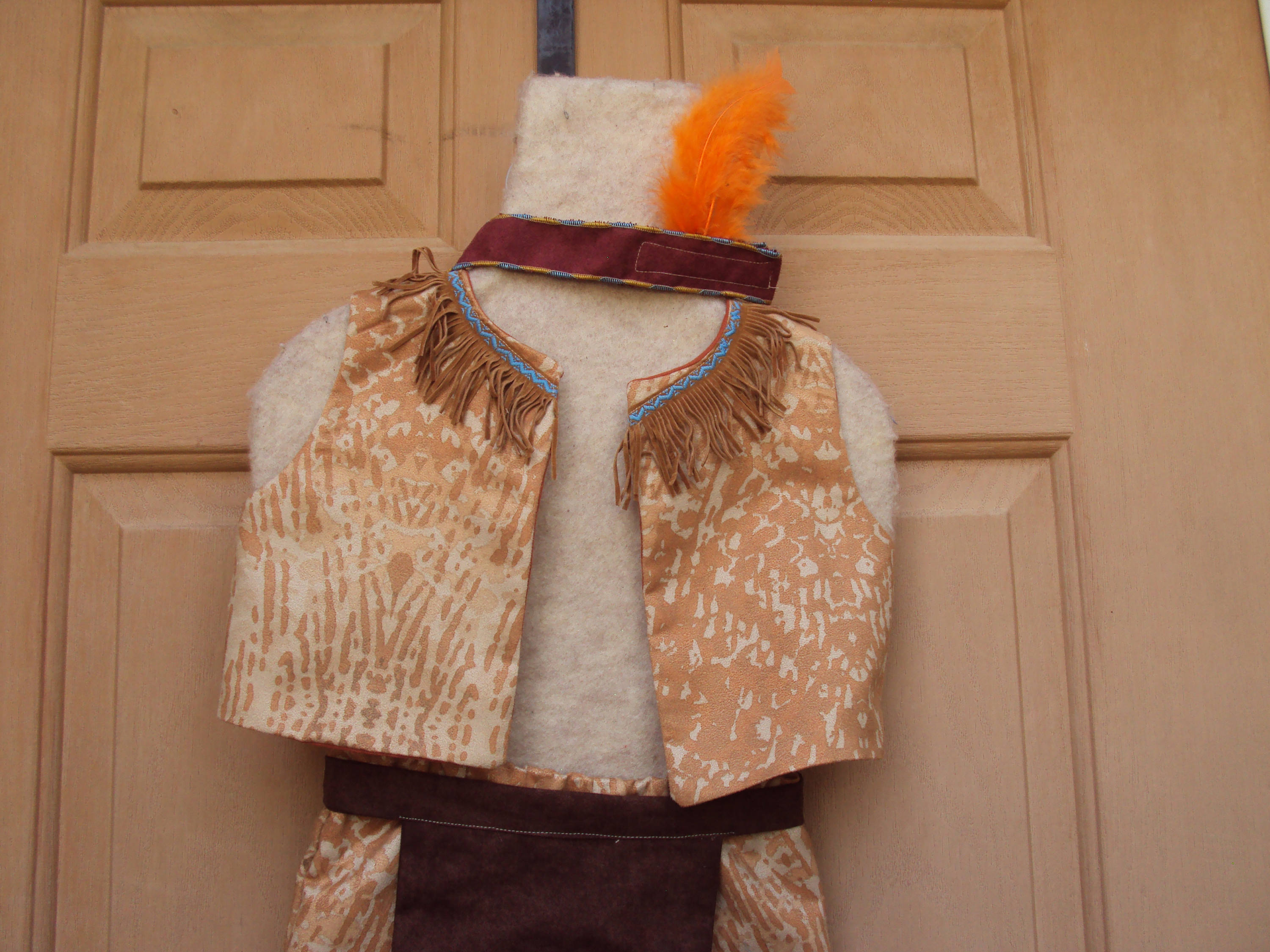 Indian Brave pants vest loin cloth headpiece two sizes 6 | Etsy