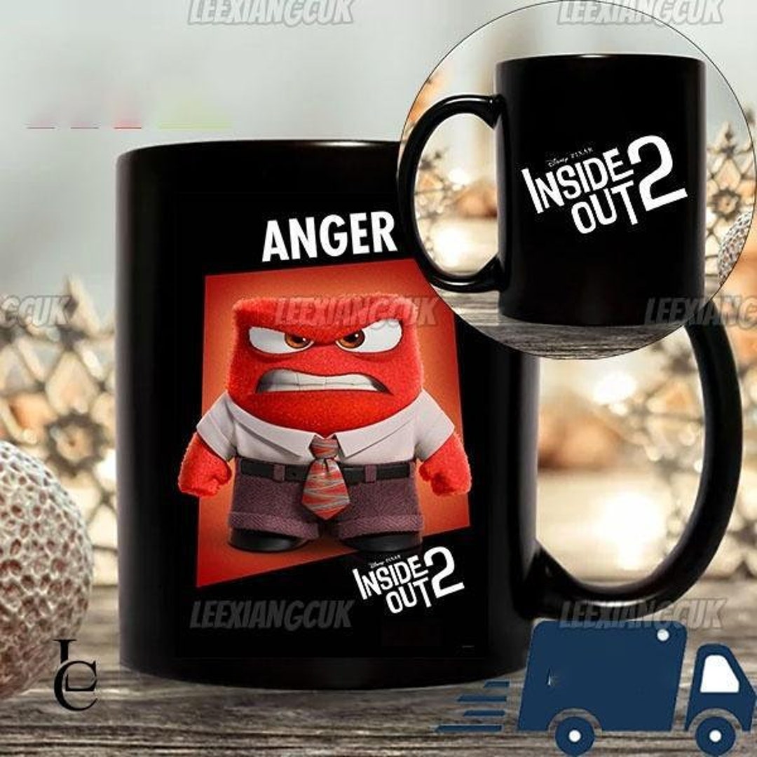Inside Out 2 Anger Mug, It's Okay to Feel All the Feels Inside Out 2 ...