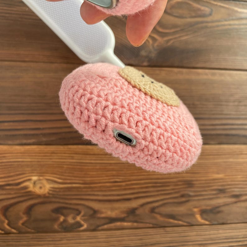 Pink Bear Airpods Max Headphone Covers crochet Airpods Max Case AirPod ...