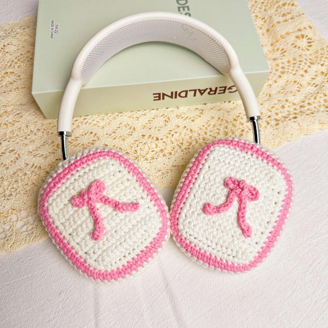 Bow Airpods Max Headphone Covers |crochet Airpods Max Case | AirPod Max ...