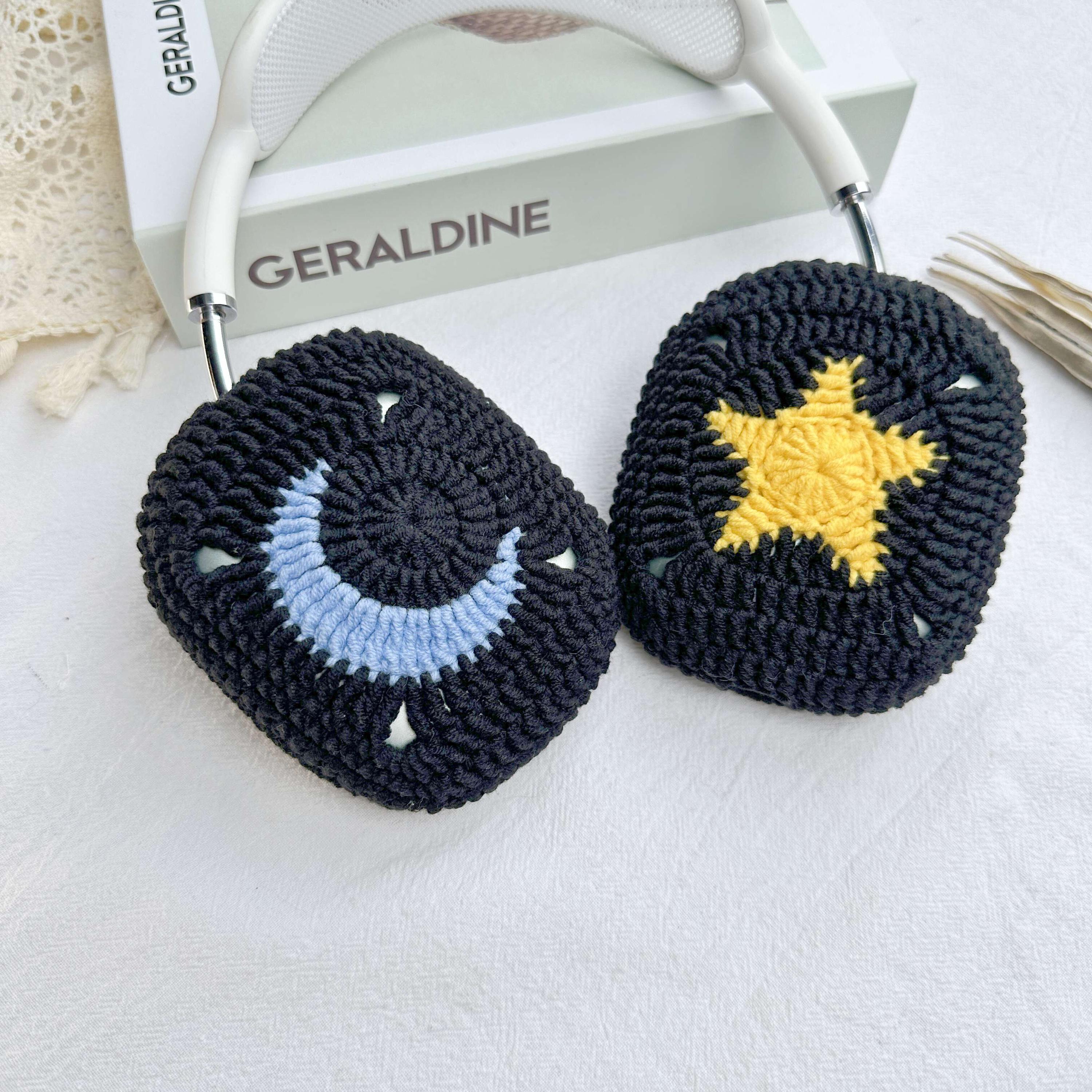 Stars and Moon Airpods Max Headphone Covers |crochet Airpods Max Case ...