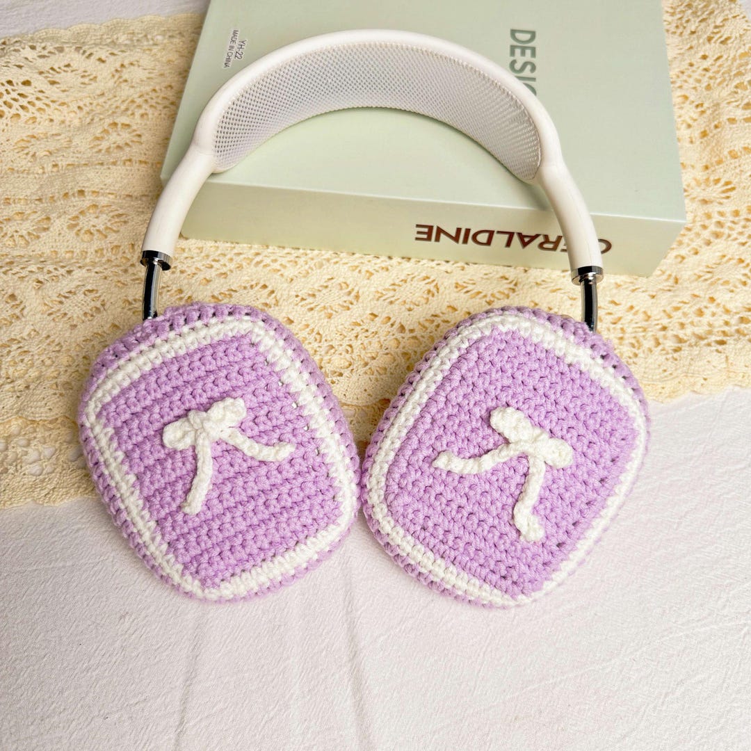 Bow Airpods Max Headphone Covers crochet Airpods Max Case AirPod Max ...