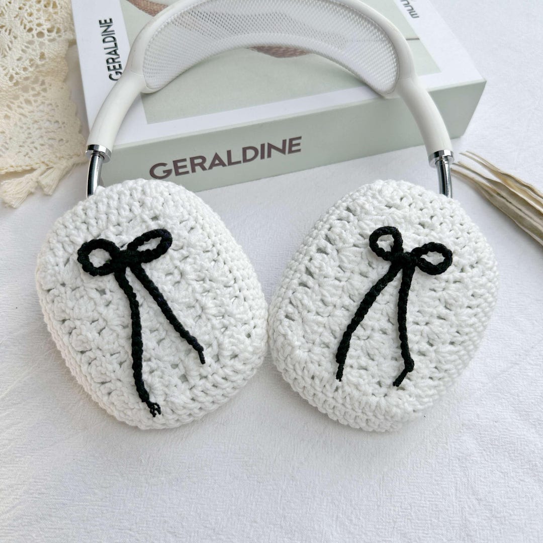 Bow Airpods Max Headphone Covers |crochet Airpods Max Case | AirPod Max ...