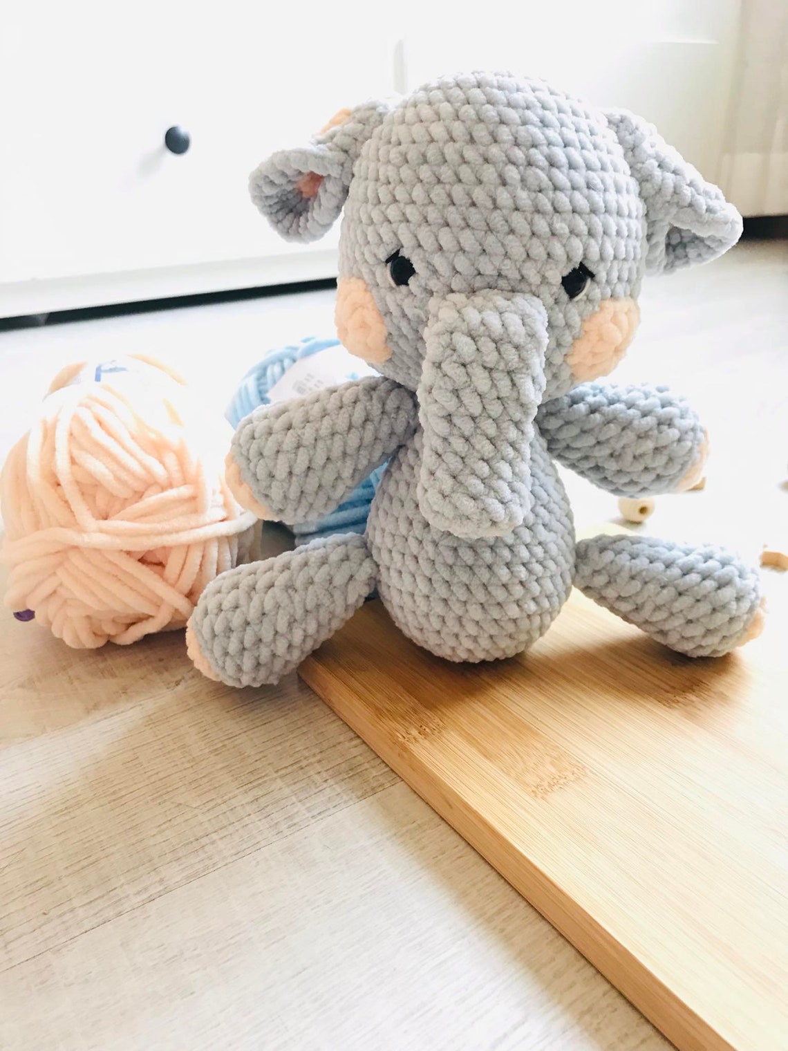 Crochet PATTERN Elephant, Amigurumi Tutorial PDF in English , Amigurumi ...