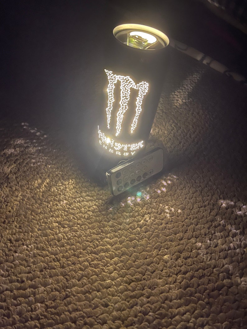 Monster Can Lamp - Etsy