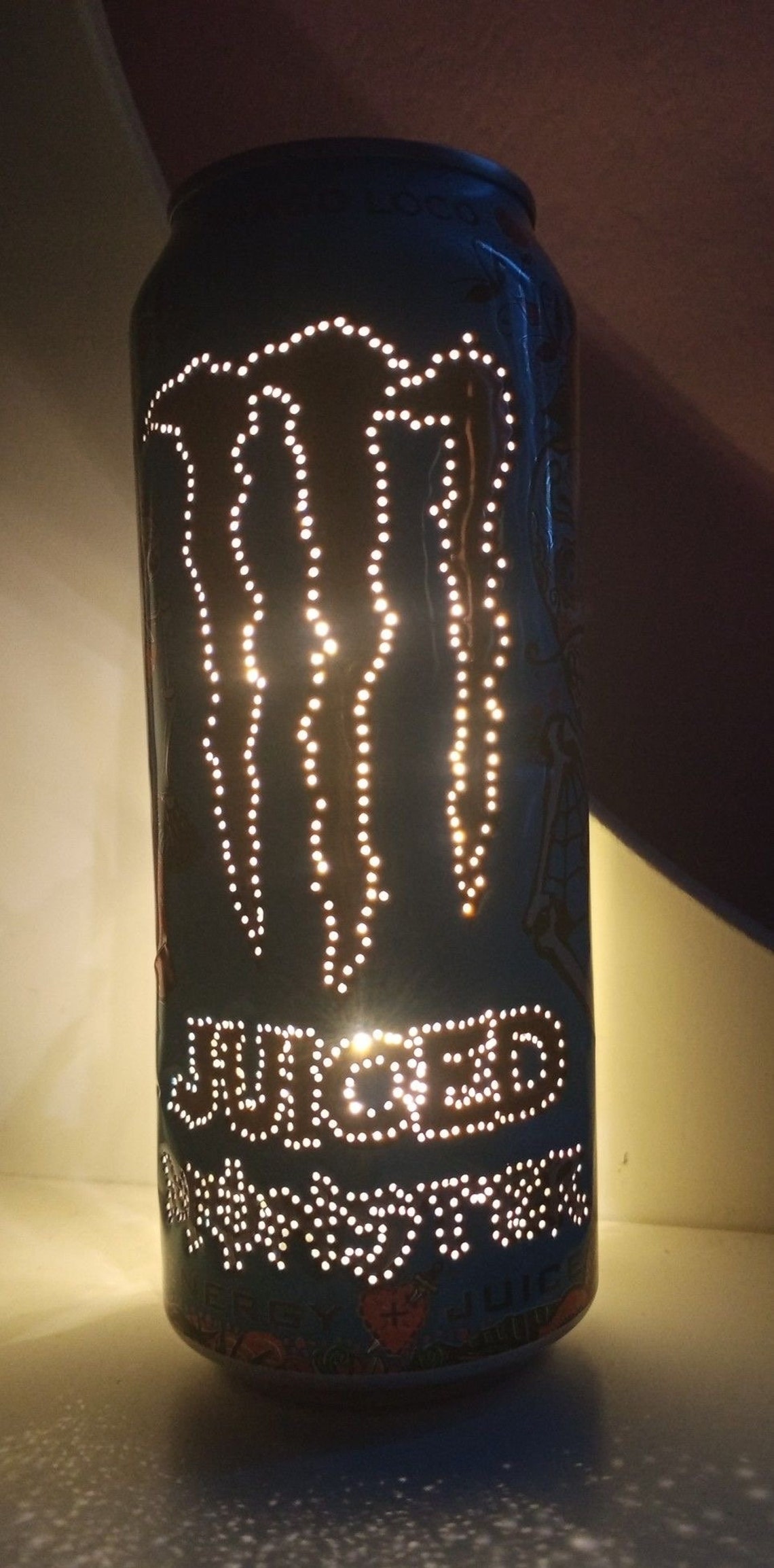 Monster Can Lamp - Etsy