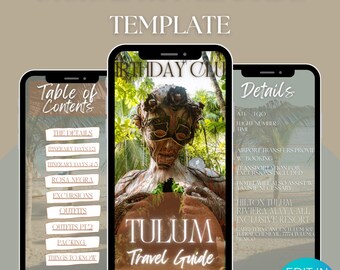 Editable Europe Travel Itinerary Template | Customisable Canva Template ...