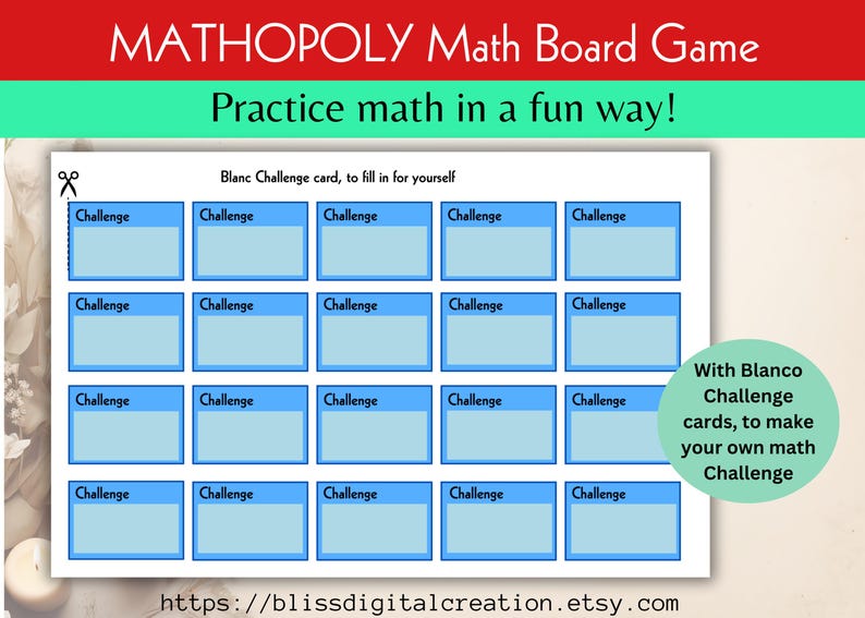 Mathopoly Math Game, Math Addition Subtraction, Math Practice, Math ...
