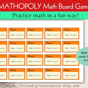 Mathopoly Math Game, Multiplication Table, Times Table, Multiply Chart ...