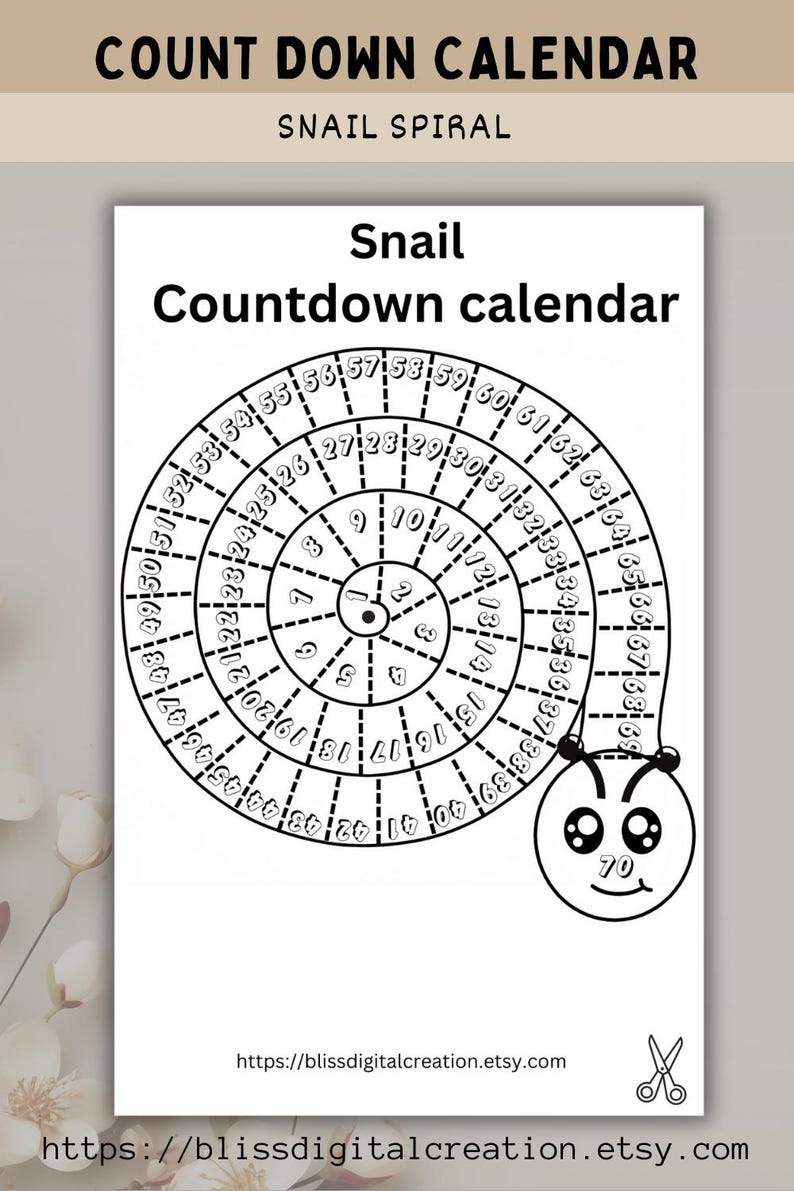 Countdown Calendar Countdown Craft Sheet Download Do It Yourself ...