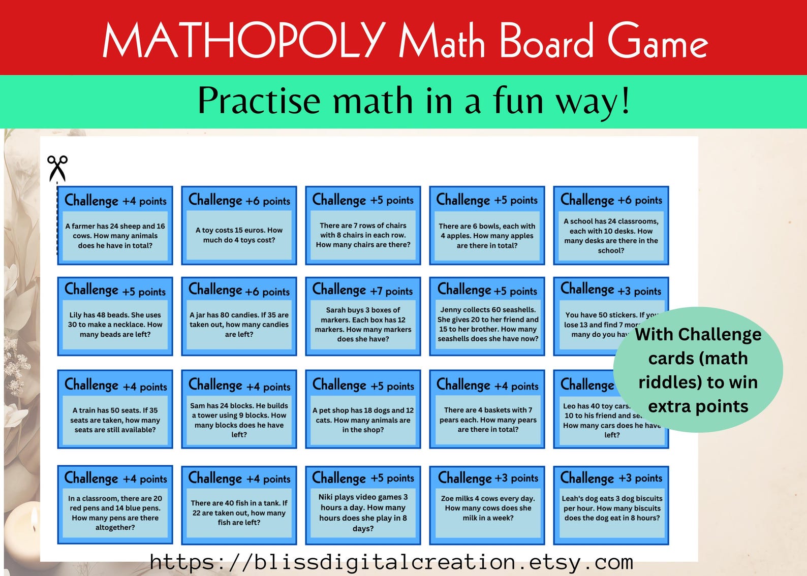 Mathopoly Math Game, Multiplication Table, Times Table, Multiply Chart ...