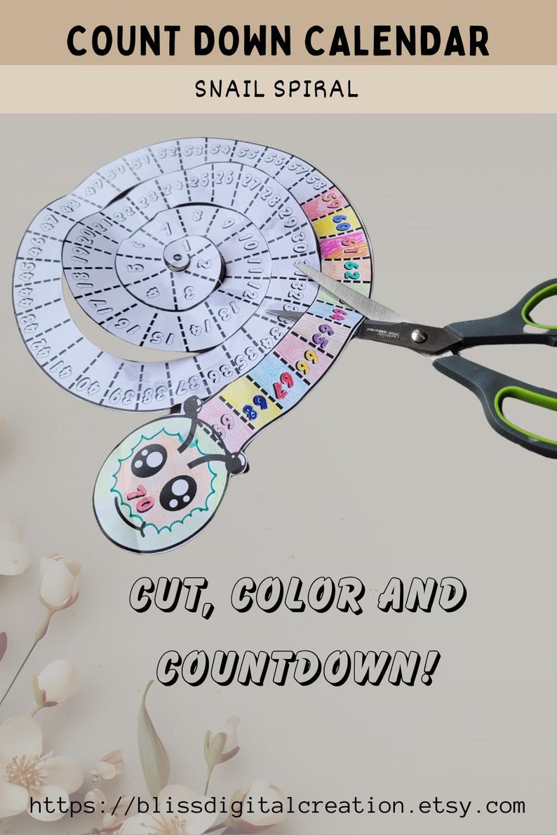Countdown Calendar Countdown Craft Sheet Download Do It Yourself ...