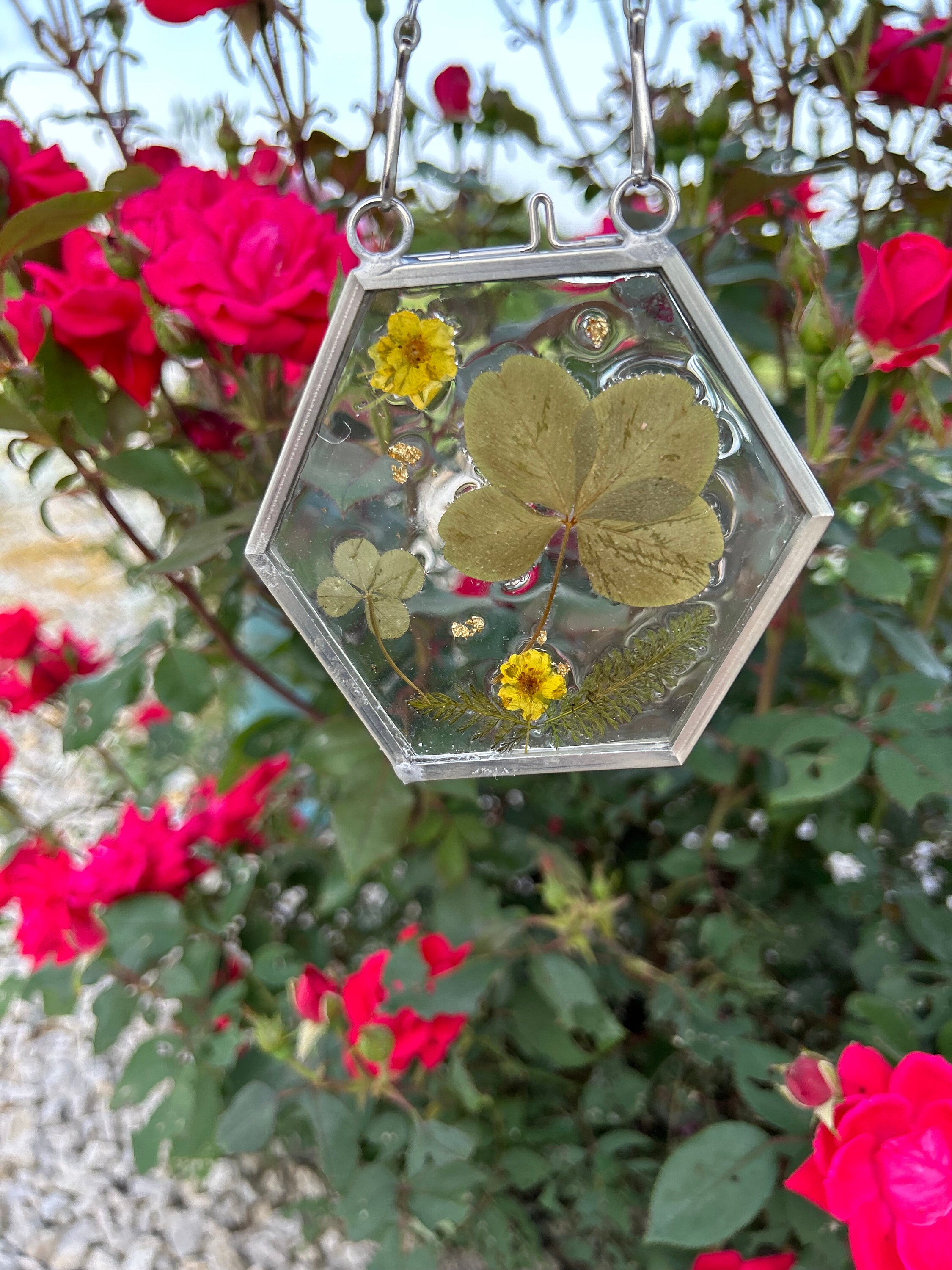 Four-leaf Clover Sun-catcher - Etsy