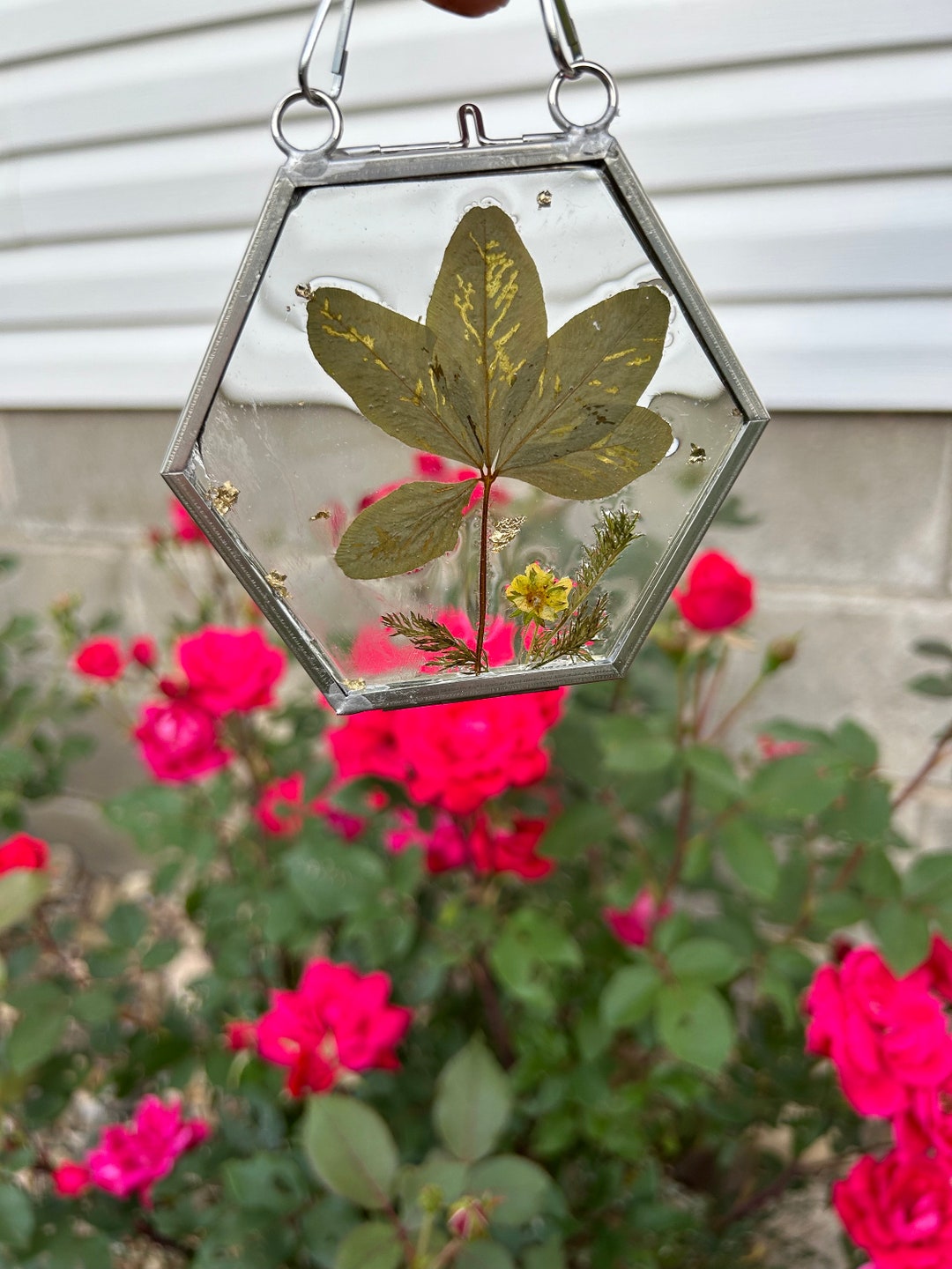 Four-leaf Clover Sun-catcher | Stained Glass Good Luck Charm, Handmade ...