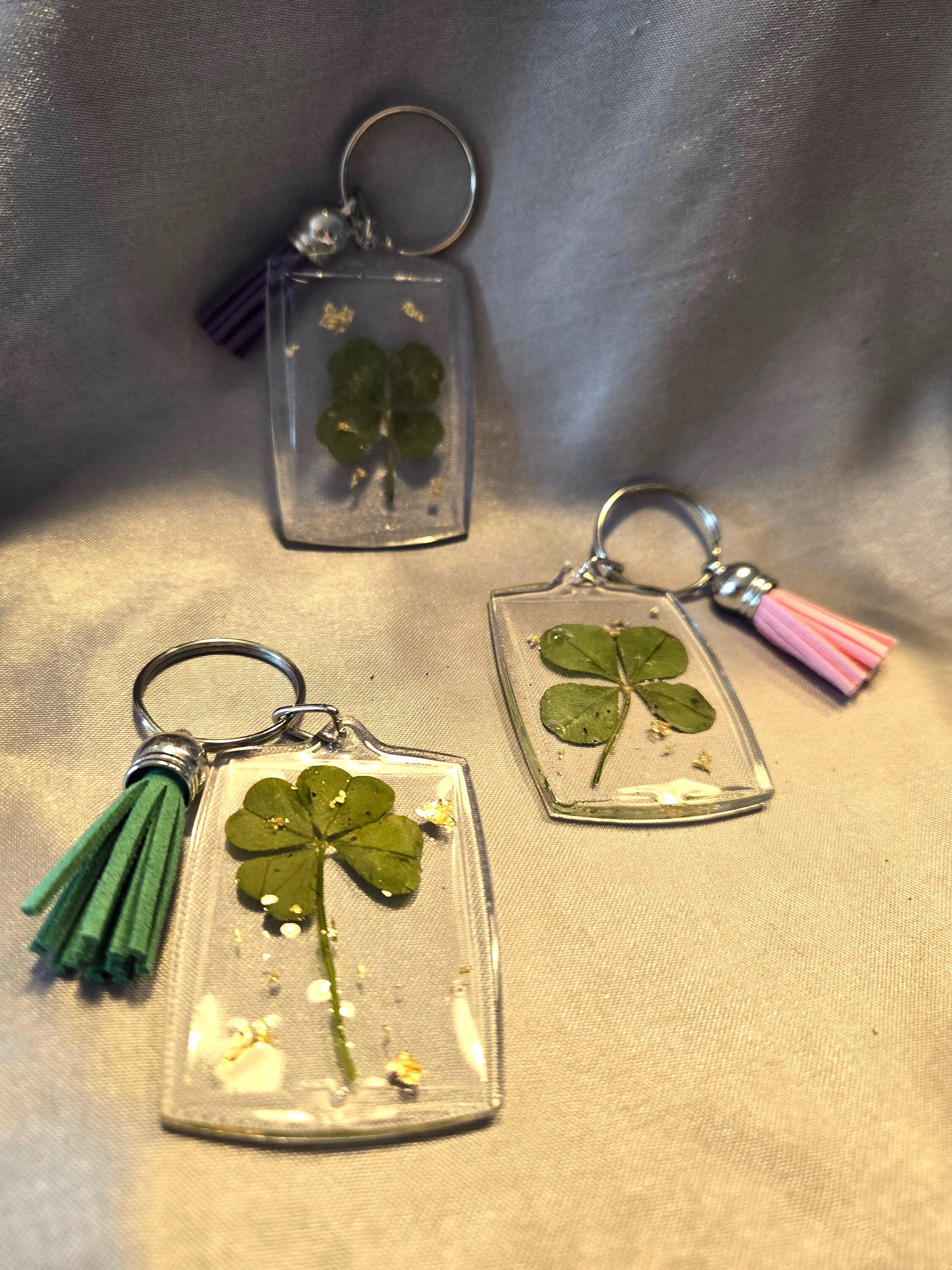Four-leaf Clover Keychain - Etsy