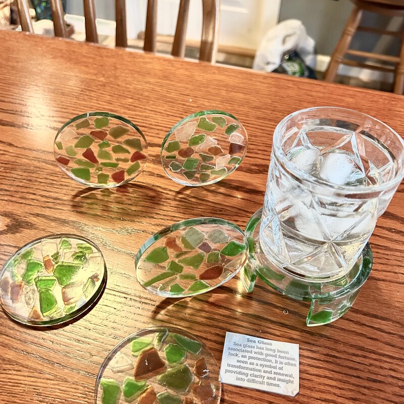 Sea Glass Coasters - Etsy