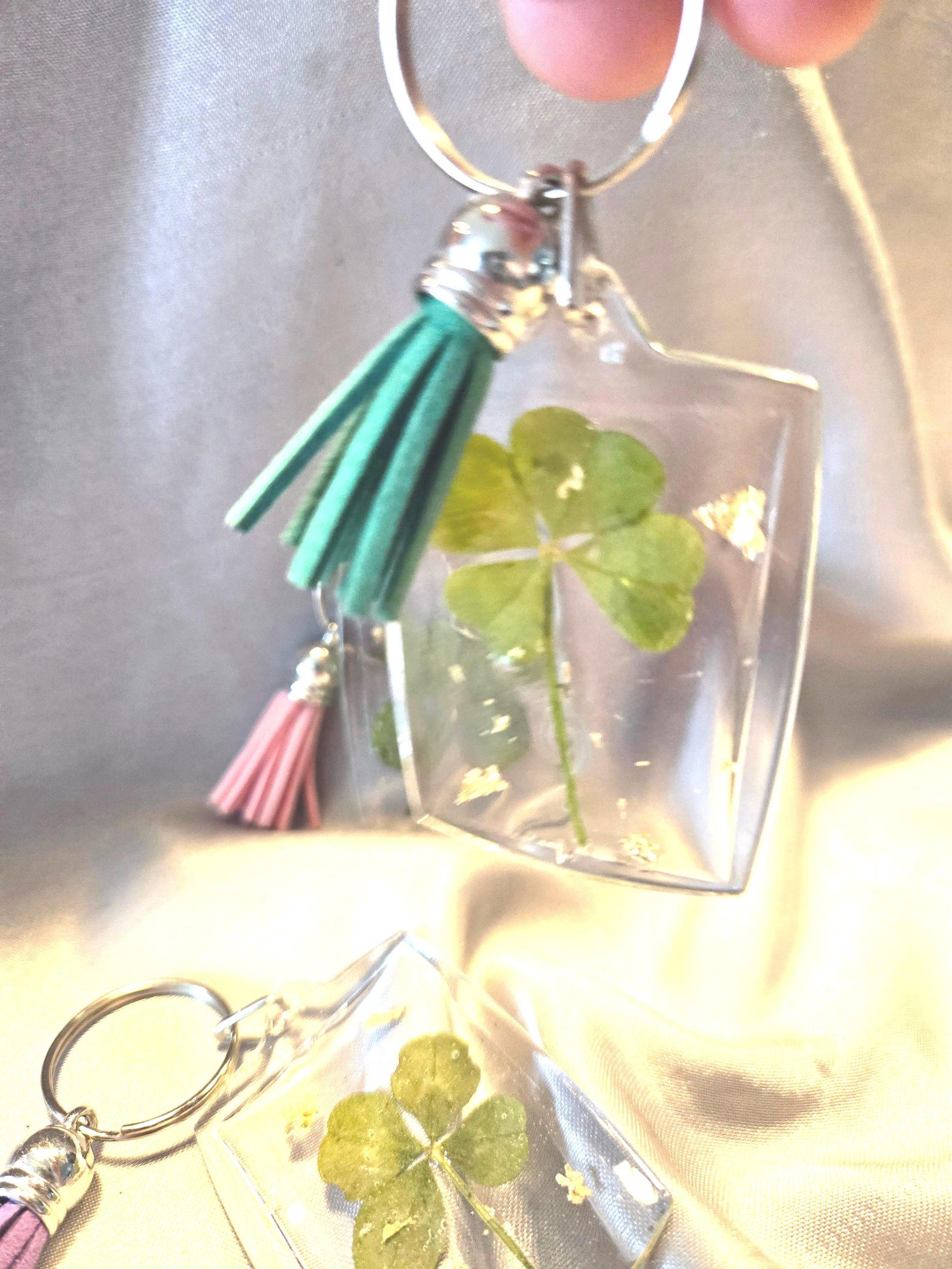 Four-leaf Clover Keychain - Etsy