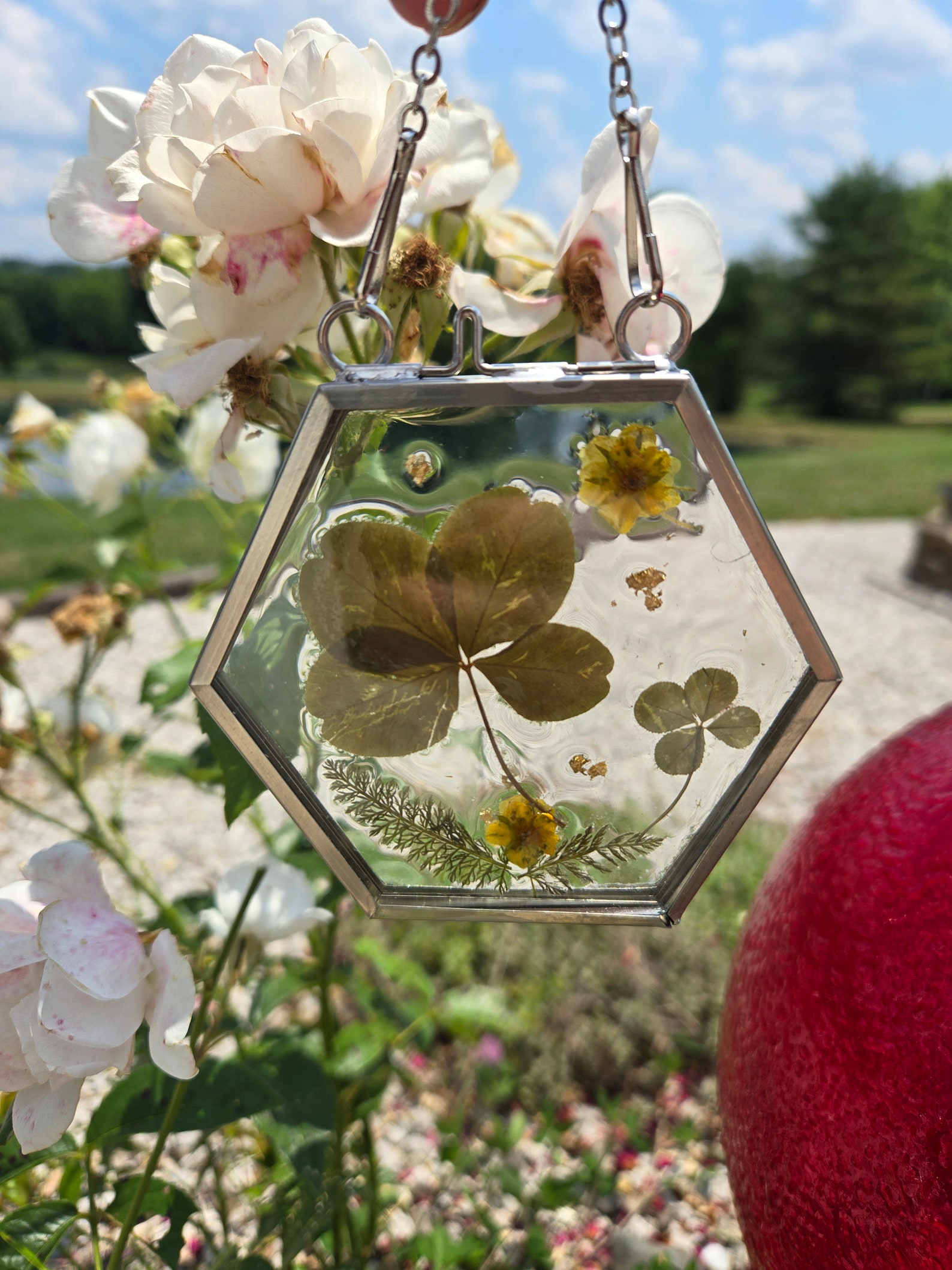 Four-leaf Clover Sun-catcher - Etsy