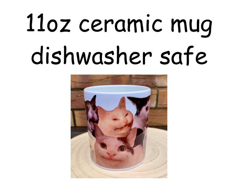 Cat Meme Mug, Crying Cat, Screaming Cat, Funny Cat Mug, Meme Mug, Meme ...