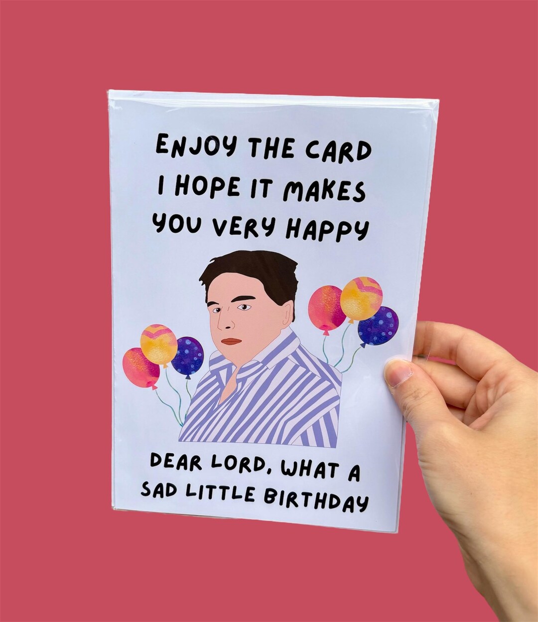 What a Sad Little Life Jane Meme Birthday Card, Funny British Meme ...