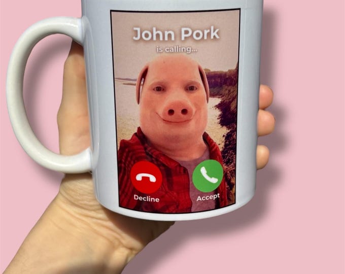 John Pork is Calling | John Pork | Unisex Tee - Etsy UK