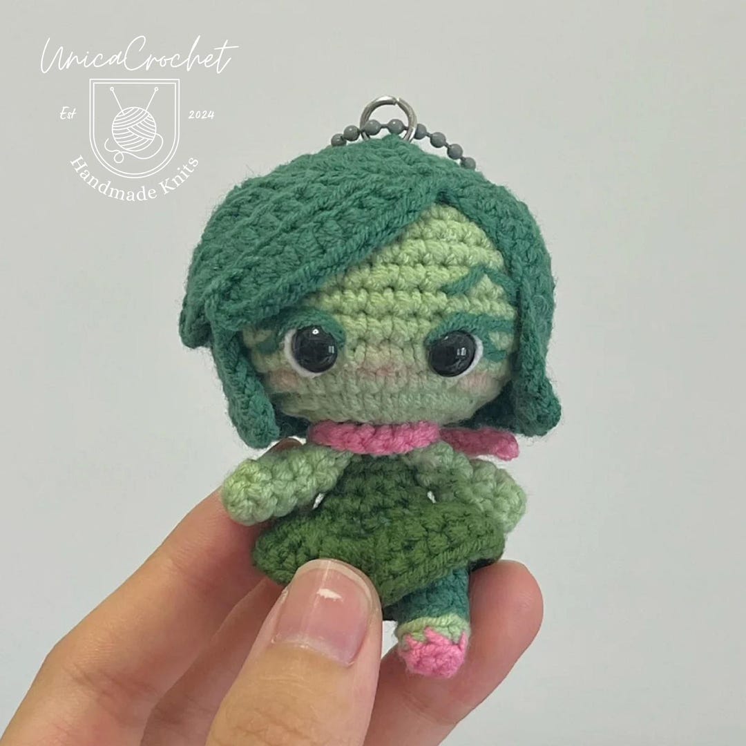 Disgust Inside Out Crochet Pattern, English Crochet Inside Out, Pattern ...