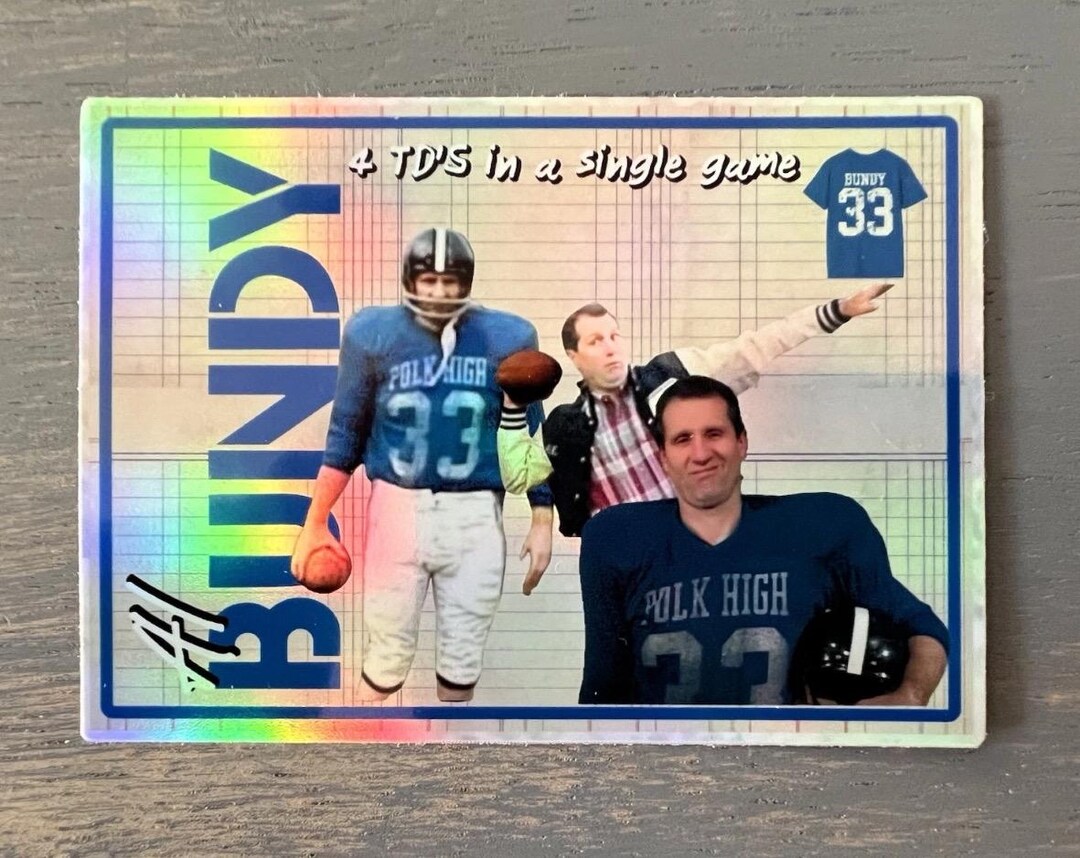 Al Bundy Football Themed Holographic Sticker - Etsy