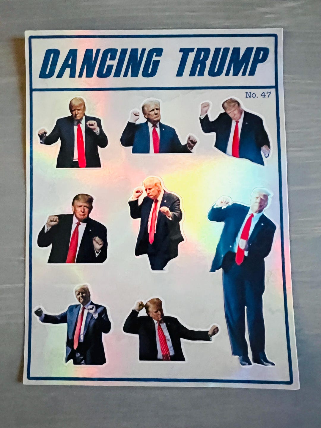 Donald Trump Stickers-dancing Mini Sticker Card - Etsy
