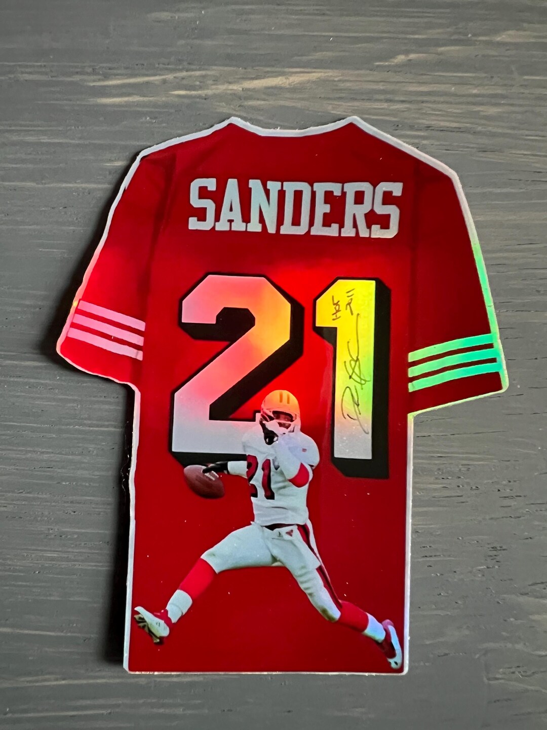 Deion Sanders Jersey Sticker - Etsy