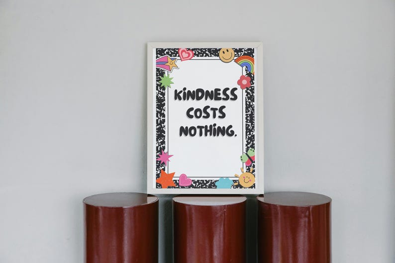 50 Motivational SEL Posters for Kids, Classroom Decor,positive Quote ...