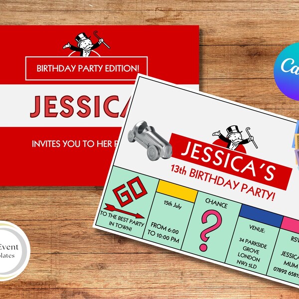 Monopoly Party - Etsy
