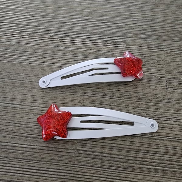 Star Hair Clips - Etsy